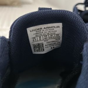 Under Armour | Shoes | Lightly Used Navy Blue Under Armor Sneakers | Poshmark